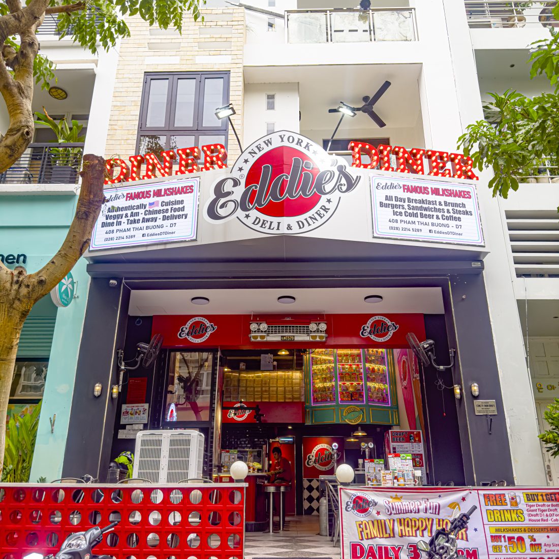 Locations | Eddie's Diner - Authentical American Cuisine in HCM city
