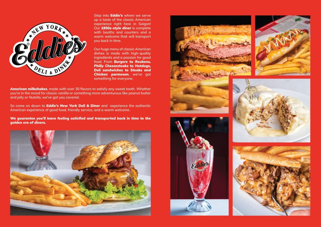 Eddie's Diner - New York Deli & Diner | Authentic American Menu